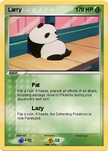 Pokémon Larry 346 346 - Fat - My Pokemon Card