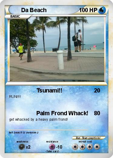 Pokémon Da Beach - Tsunami!! - My Pokemon Card