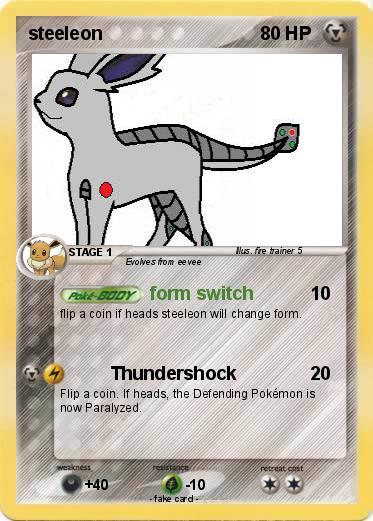Pokémon steeleon 66 66 - form switch - My Pokemon Card