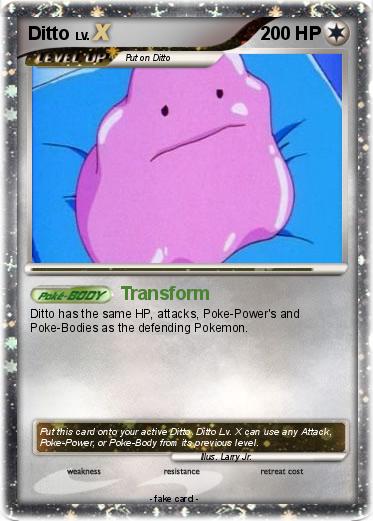 Pokémon Ditto 83 83 - Transform - My Pokemon Card