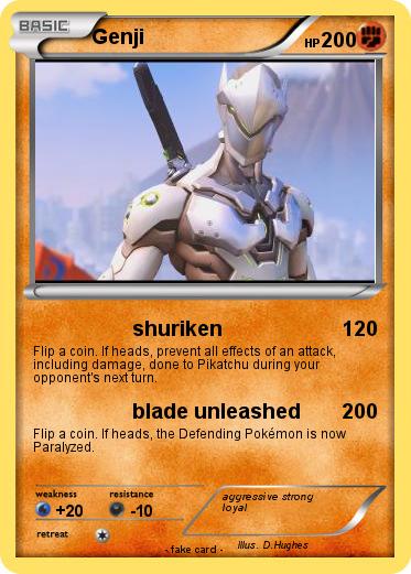 Pokémon Genji 132 132 - shuriken - My Pokemon Card
