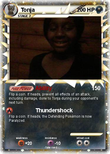 Pokémon Tonja - Ability - My Pokemon Card