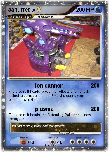 Pokémon aa turret - ion cannon - My Pokemon Card