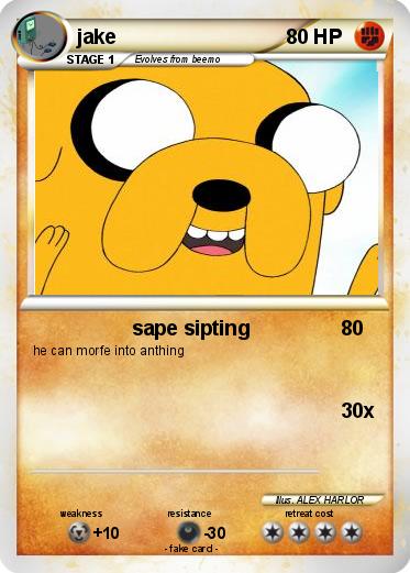 Pokémon jake 157 157 - sape sipting - My Pokemon Card
