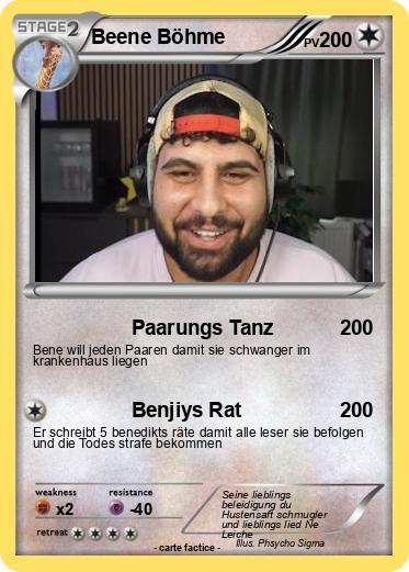Pokémon Beene Bohme - Paarungs Tanz - Ma carte Pokémon