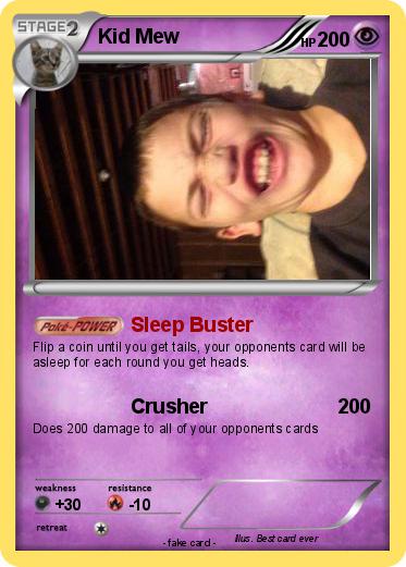 Pokémon Kid Mew - Sleep Buster - My Pokemon Card