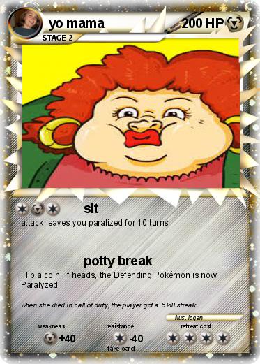 Pokémon yo mama 273 273 - sit - My Pokemon Card