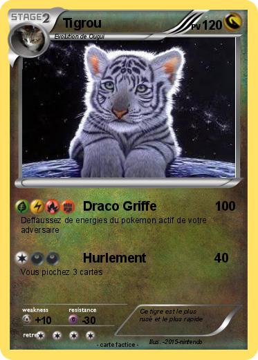 Pokémon Tigrou 216 216 - Draco Griffe - Ma carte Pokémon
