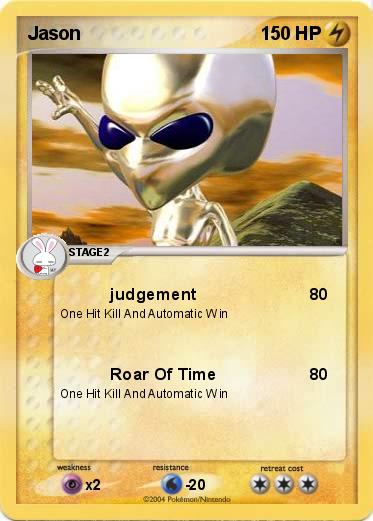 Pokémon Jason 102 102 - judgement - My Pokemon Card