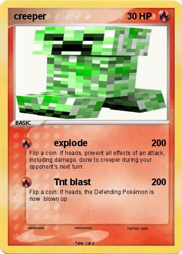 Pokémon creeper 5530 5530 - explode - My Pokemon Card