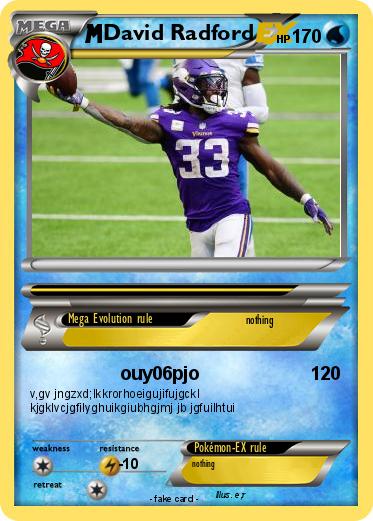 Pokémon David Radford - ouy06pjo - My Pokemon Card
