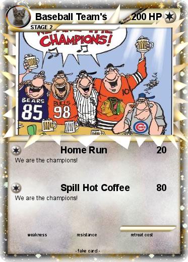 Pokémon Baseball Team s - Home Run - My Pokemon Card