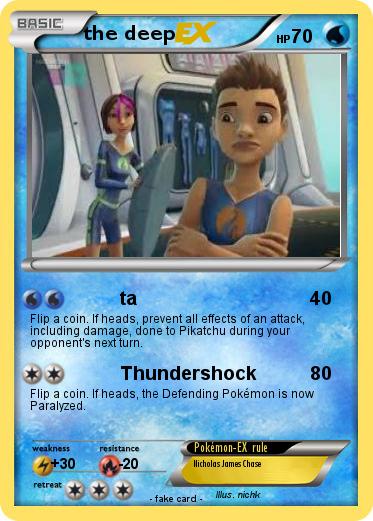 Pokémon the deep 1 1 - ta - My Pokemon Card