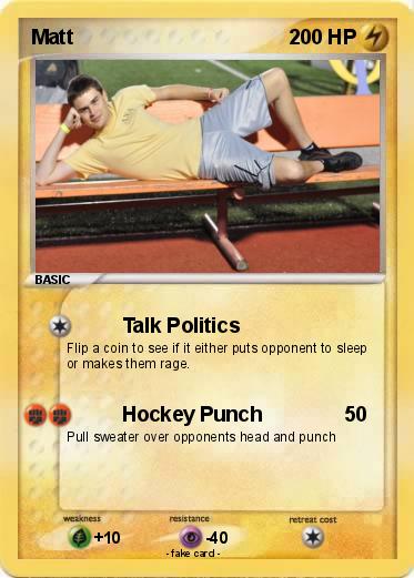 Pokémon Matt 685 685 - Talk Politics - My Pokemon Card