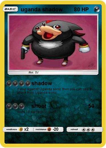 Pokémon uganda shadow - shadow - My Pokemon Card