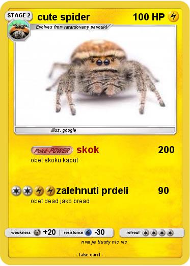 Pokémon cute spider - skok - My Pokemon Card