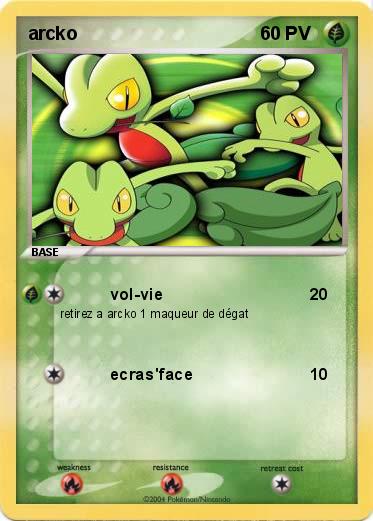 Pokémon arcko 28 28 - vol-vie - Ma carte Pokémon