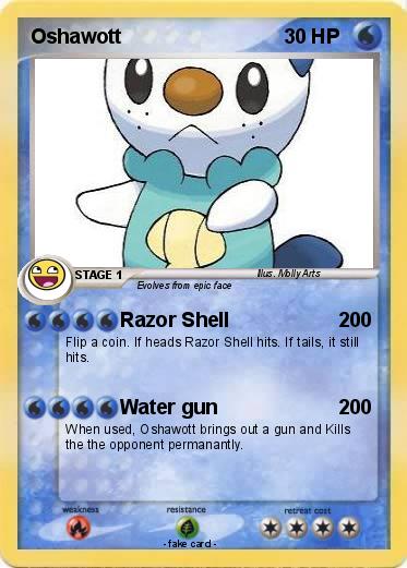 Pokémon Oshawott 717 717 - Razor Shell - My Pokemon Card