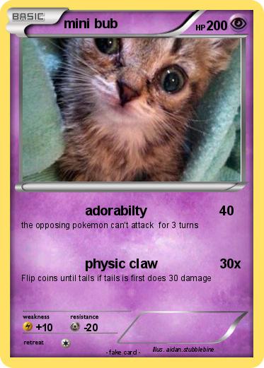Pokémon mini bub - adorabilty - My Pokemon Card