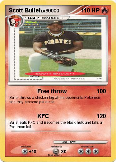 Pokémon Scott Bullet - Free throw - My Pokemon Card