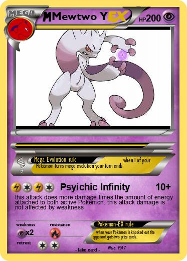Pokémon Mewtwo Y 84 84 - Psyichic Infinity - My Pokemon Card