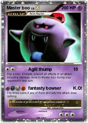 Pokémon Master boo - Agill thump - My Pokemon Card