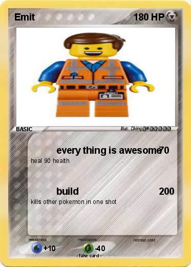 Pokémon Emit 3 3 - every thing is awesome - My Pokemon Card