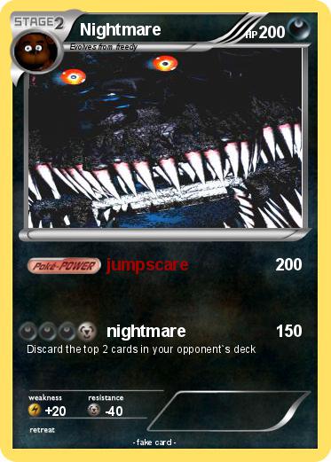 Pokémon Nightmare 824 824 - jumpscare - My Pokemon Card