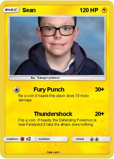 Pokémon Sean 560 560 - Fury Punch - My Pokemon Card