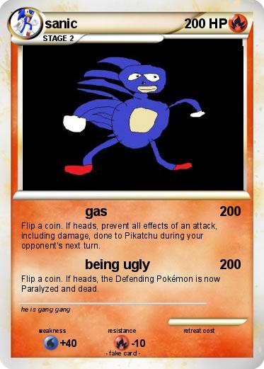 Pokémon sanic 864 864 - gas - My Pokemon Card