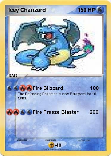 Pokémon Icey Charizard - Fire Blizzard 100 - My Pokemon Card