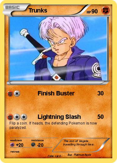 Pokémon Trunks 397 397 - Finish Buster - My Pokemon Card