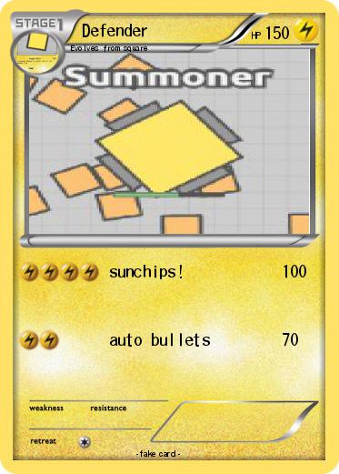 Pokémon Defender 36 36 - sunchips! - My Pokemon Card