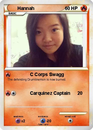 Pokémon Hannah 381 381 - C Corps Swagg - My Pokemon Card