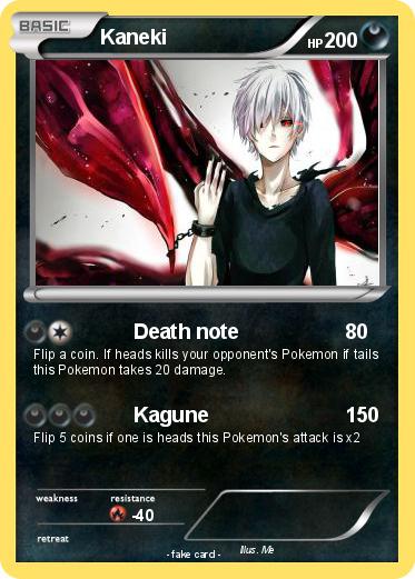 Pokémon Kaneki 55 55 - Death note - My Pokemon Card