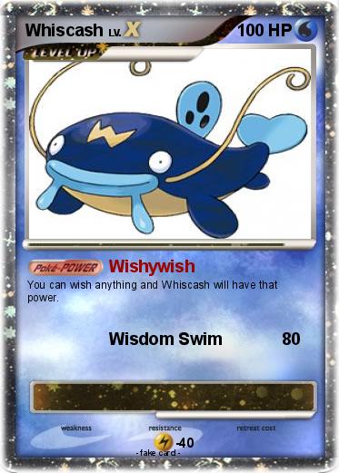 Pokémon Whiscash 2 2 - Wishywish - My Pokemon Card