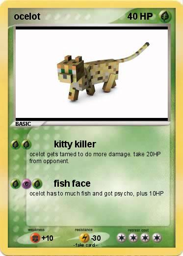 Pokémon ocelot 108 108 - kitty killer - My Pokemon Card