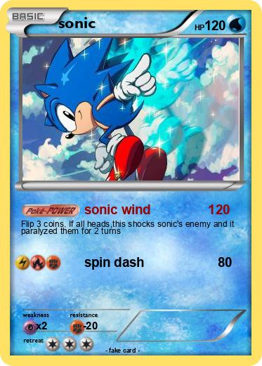 Pokémon sonic 12223 12223 - sonic wind 120 - My Pokemon Card