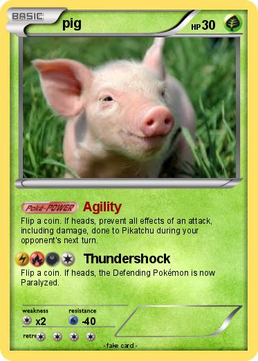 Pokémon pig 794 794 - Agility - My Pokemon Card