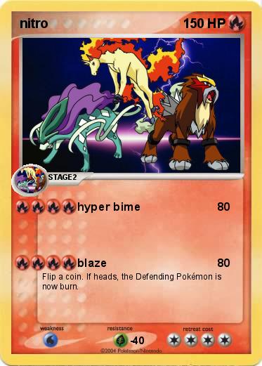 Pokémon nitro 4 4 - hyper bime - My Pokemon Card