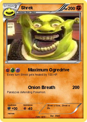 Pokémon Shrek 341 341 - Maximum Ogredrive - My Pokemon Card