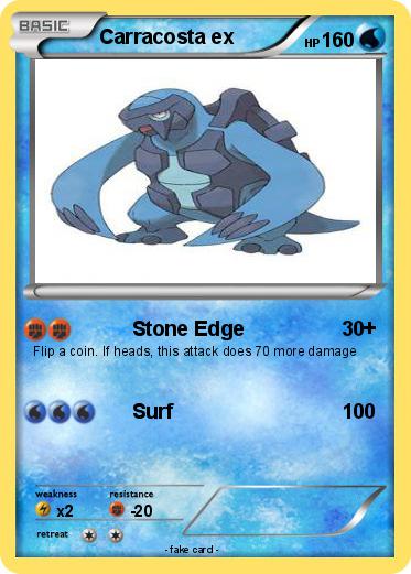 Pokémon Carracosta ex 2 2 - Stone Edge - My Pokemon Card