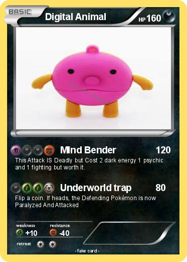 Pokémon Digital Animal - MInd Bender - My Pokemon Card