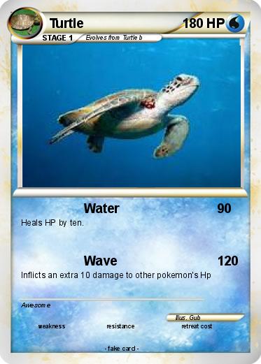 Pokémon Turtle 261 261 - Water - My Pokemon Card