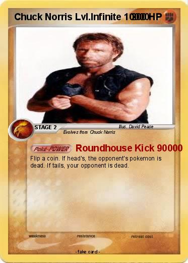 Pokémon Chuck Norris Lvl Infinite 10000 10000 - Roundhouse Kick 90000 ...