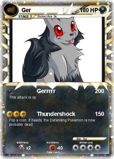 Pokémon Ger 15 15 - Gerrrrr - My Pokemon Card
