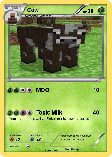 Pokémon Cow 449 449 - MOO - My Pokemon Card