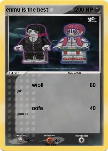 Pokémon enmu is the best - wioll - My Pokemon Card