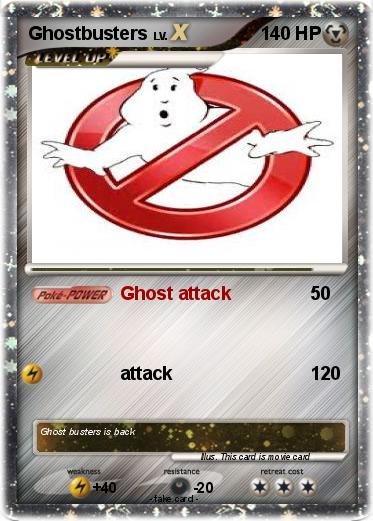 Pokémon Ghostbusters 19 19 - Ghost attack - My Pokemon Card