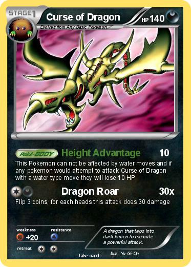 Pokémon Curse of Dragon - Height Advantage - My Pokemon Card